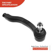 China 4x Inner & Outer Tie Rod End for Honda Civic 92-95 Civic del Sol 93-97 Integra for sale