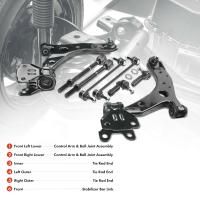 China 8x Front Control Arm with Ball Joint Tie Rod End Link Kit for Mazda 3 2010-2013 for sale