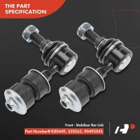 China 2x Front Stabilizer Bar Link for Saab 9-3 1999-2003 900 1994-1998 for sale