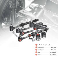China 10x Front Tie Rod End with Ball Joint for Ford Crown Victoria 92-94 Lincoln for sale