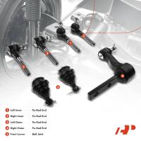 China 7x Inner & Outer Idler Arm Tie Rod End & Ball Joint for Ford F-150 Lincoln 4WD for sale