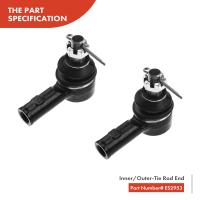 China 6x Front Tie Rod End with Ball Joint for Isuzu Trooper 95-02 VehiCROSS Acura SLX for sale