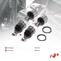 China 4x Front Lower & Upper Ball Joint Kit for Dodge Dakota 1987-1996 2.2L 2.5L 4WD for sale