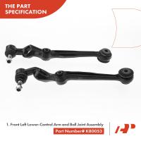 China 4x Front Control Arm & Ball Joint Tie Rod End for Ford Thunderbird Mercury Cougar for sale