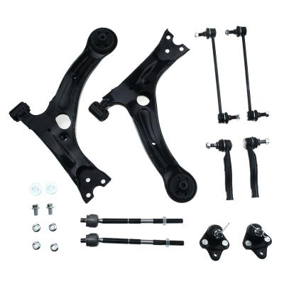 China 10x Front Lower Control Arm Ball Joint Tie Rod Sway Bar for Toyota Corolla 03-08 for sale