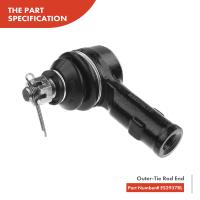 China 4x Inner & Outer Tie Rod End for Plymouth Dodge Colt Eagle Summit Mitsubishi for sale