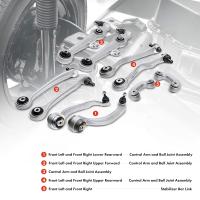 China 10x Front Control Arm with Ball Joint Stabilizer Bar Link for Audi A4 A6 Quattro for sale