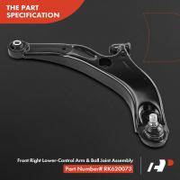 China Front Right Lower Control Arm & Ball Joint Assembly for Mazda Protege 1999-2003 for sale