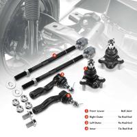 China 6x Inner & Outer Tie Rod End & Front Lower Ball Joint for Toyota RAV4 01-03 2.0L for sale