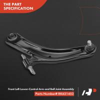 China Front Left Lower Control Arm & Ball Joint Assembly for Nissan Rogue Rogue Select for sale