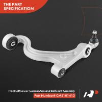 China Front Left Lower Control Arm and Ball Joint Assembly for Porsche Panamera 10-14 for sale