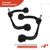 China 8x Front Control Arm with Ball Joint Tie Rod End for Ford F-150 2004-2006 4WD for sale