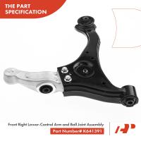 China Front Lower Control Arm with Ball Joint for Hyundai Sonata 2006-2010 L4 2.4L for sale