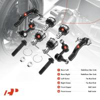 China 8x Front & Rear Stabilizer Bar Link Tie Rod Ends for Nissan Pathfinder 4.0L 5.6L for sale