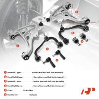 China 8x Front Control Arm with Ball Joints Outer Tie Rod End for Ford F-150 Lincoln for sale