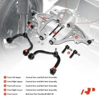 China 10x Front Control Arm with Ball Joints Tie Rod End for Ford F-150 2004-2006 4WD for sale