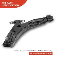 China 4x Front Control Arm with Ball Joint & Tie Rod End for Hyundai Santa Fe 2001-2006 for sale