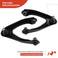 China 4x Front Upper Control Arm with Ball Joint Tie Rod End for Honda CR-V CRV 97-01 for sale