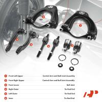 China 8x Front Control Arm with Ball Joint & Tie Rod End Assy for Honda Civic CRX 88-91 for sale