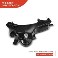 China 6x Front Control Arm with Ball Joint & Tie Rod End for Nissan Frontier 1998-2004 for sale