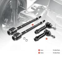 China 4x Inner & Outer Steering Tie Rod End for Chevy Impala 04-13 Monte Carlo Pontiac for sale