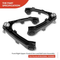 China 10x Front Upper Control Arm with Ball Joint Tie Rod End Kit for GMC Canyon Chevy for sale