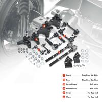 China 12x Front & Rear Stabilizer Bar Link & Tie Rod End for Chevy Colorado GMC Isuzu for sale