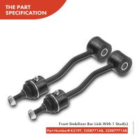 China 8x Front Stabilizer Bar Link Joint Tie Rod with Ball for Jeep Wrangler TJ 97-06 for sale