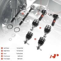 China 8x Front Tie Rod End & Ball Joint for Jeep Grand Cherokee 2005 2006 2007-2010 for sale