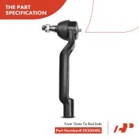 China 4x Front Inner & Outer Tie Rod End for Ford Thunderbird Mercury Cougar V6 3.8L for sale