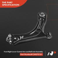 China 2x Front Lower Control Arm and Ball Joint Assembly for Volkswagen Beetle Passat for sale