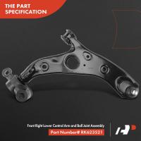 China Front Right Lower Control Arm with Ball Joint Assembly for Mazda 6 2014-2020 2.5L for sale