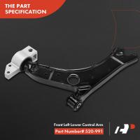 China Front Left Lower Control Arm for Audi A3 Quattro Volkswagen Golf Jetta GTI Eos for sale