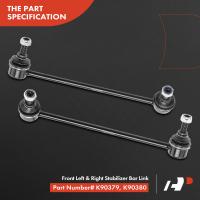 China 2x Front Stabilizer Bar Link for Kia Rio 2001-2002 L4 1.5L for sale