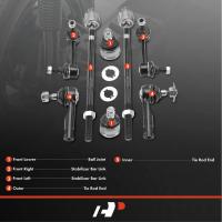 China 8x Stabilizer Bar Link & Tie Rod End & Ball Joint for Mazda MX-6 1993-1997 for sale