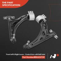 China 2x Front Left & Right Lower Control Arm with Ball Joint for GMC Acadia Cadillac for sale