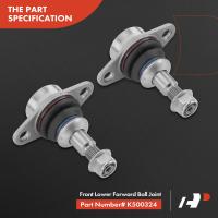 China 2x Front Lower Suspension Ball Joint for BMW E60 E61 525xi 528xi 535i xDriv 3.0L for sale