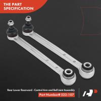 China 2x Rear Lower Rearward Control Arm with Ball Joint for Mercedes-Benz 190D 84-89 for sale