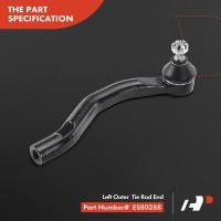 China 2x Left & Right Outer Tie Rod End for Honda Accord 2003-2007 Acura TSX 2004-2008 for sale