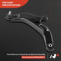 China Front Left Lower Control Arm and Ball Joint Assembly for Mazda Protege 1999-2003 for sale