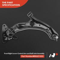 China Front Right Lower Control Arm with Ball Joint for Honda Insight 10-11 Fit 1.5L for sale