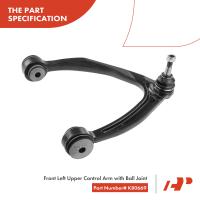 China 6x Front Upper Control Arm & Inner Outer Tie Rod End for Cadillac Chevrolet GMC for sale