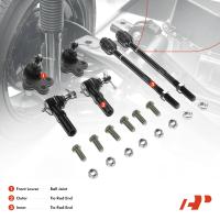 China 6x Inner & Outer Tie Rod Ends with Ball joints for Cadillac Allante Buick Olds for sale