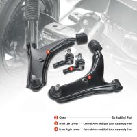 China 4x Front Lower Control Arm with Ball Tie Rod End for Chevy Metro Geo Suzuki Swift for sale