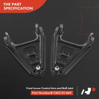 China 2x Front Lower Control Arm with Ball Joint for Smart Fortwo 2008-2016 for sale