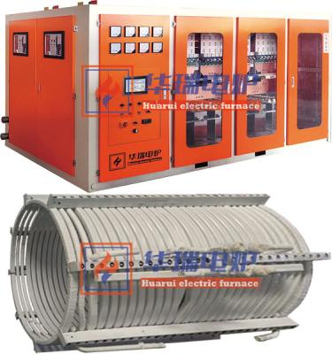 China Huarui High Power Saving Copper Melting Furnace 1000kg Induction Smelting Machine Low Noise for sale