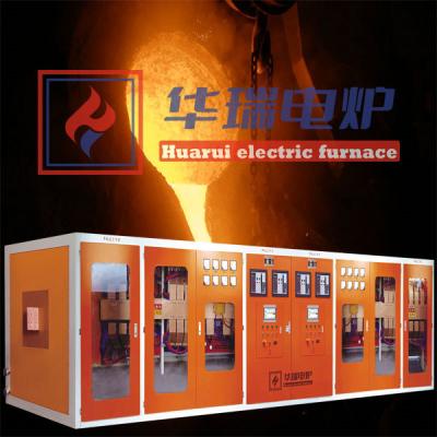 China Huarui Medium Frequency Induction Furnace Power Supply 1000kW High Efficiency Low Failure for sale