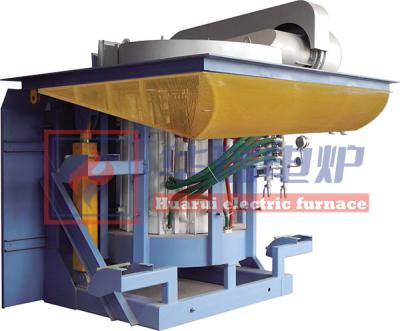 China Steel Shell Induction Melting Furnace System 1000KW 0.5-20 Tons Capacity for Metal Processing for sale