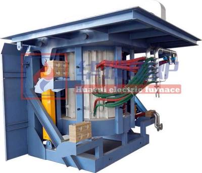 China 4000KW Medium Frequency Electric Induction Melting Furnace with 660V Six-Phase Power Supply and 100-300Hz Frequency Range for sale