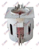 China 1500KW Aluminum Induction Melting Furnace with 100-400Hz Frequency and 380V Power Supply for sale